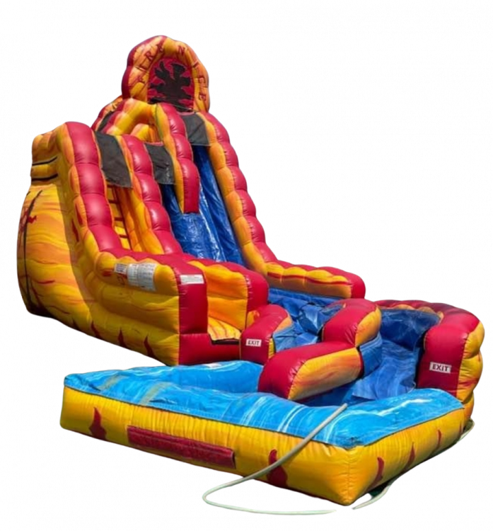 Dinosaur Combo Bounce House and Water Slide - BIGFOOT Bouncers and ...